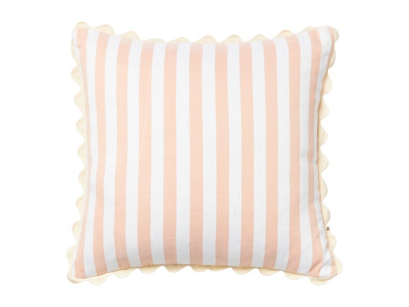 Cushion - Woven Stripe Pink - Bonnie & Neil – Curly Tree