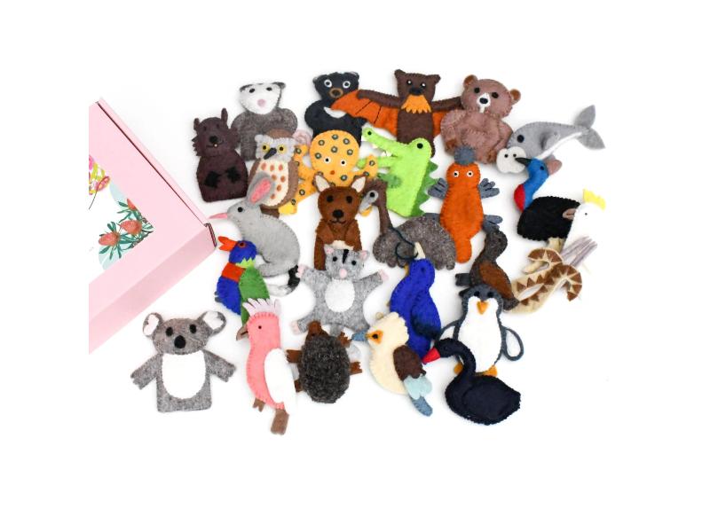 Finger Puppets Australiana - Set of 25 – Curly Tree