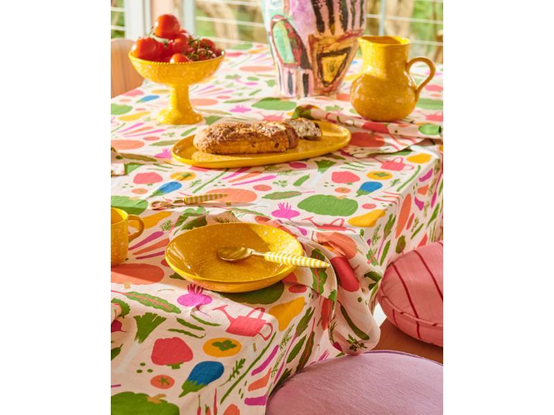 Stephanie's Harvest Rectangular Linen Tablecloth - Large - Kip & Co ...