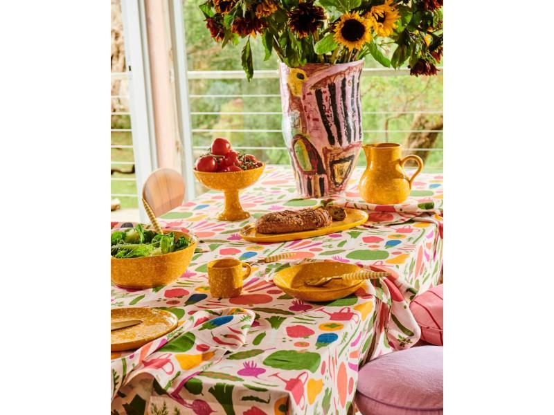 Stephanie's Harvest Rectangular Linen Tablecloth - Large - Kip & Co ...