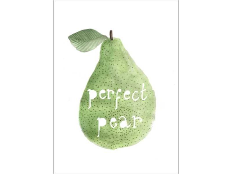 Greeting Card - Perfect Pear – Curly Tree