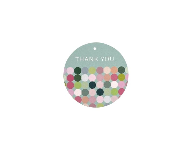 Gift Tag - Thank You Spots – Curly Tree
